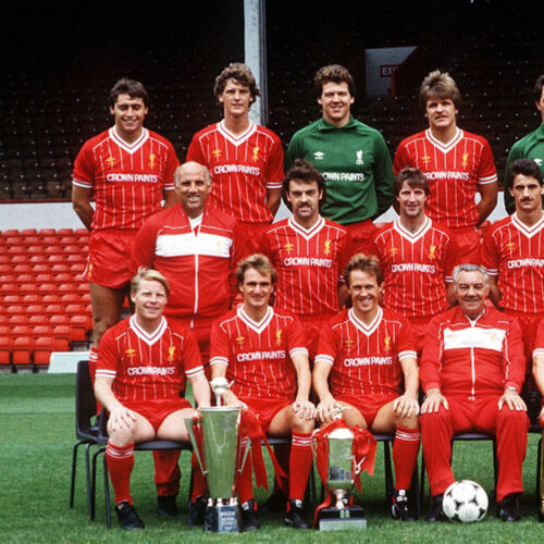 Liverpool 1984-85 Retro Football Track Top | Vintage Football Club