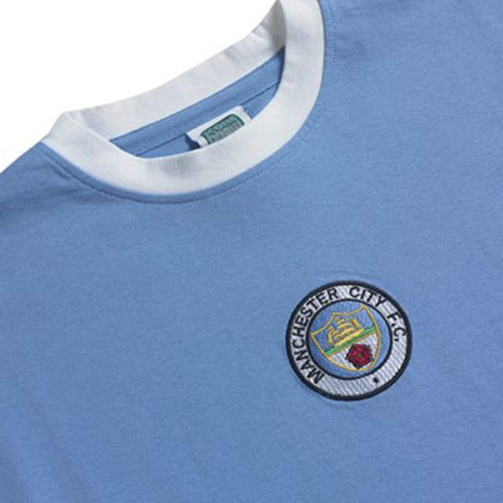 Manchester City 1973-74 Retro Football Shirt | Vintage Football Club