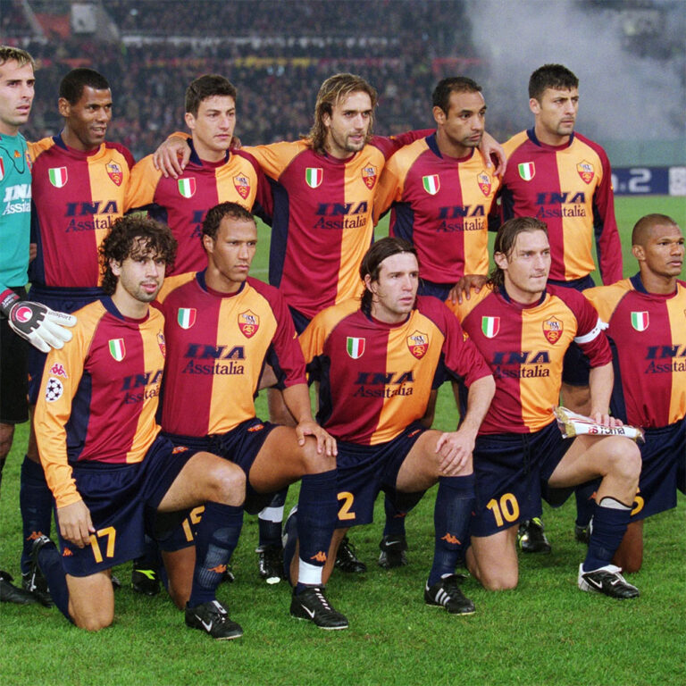 Roma 2001-02 Maglia Storica Calcio | Vintage Football Club