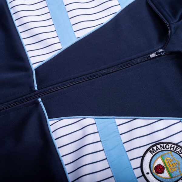 Manchester City 1990-91 Retro Football Track Top | Vintage Football Club